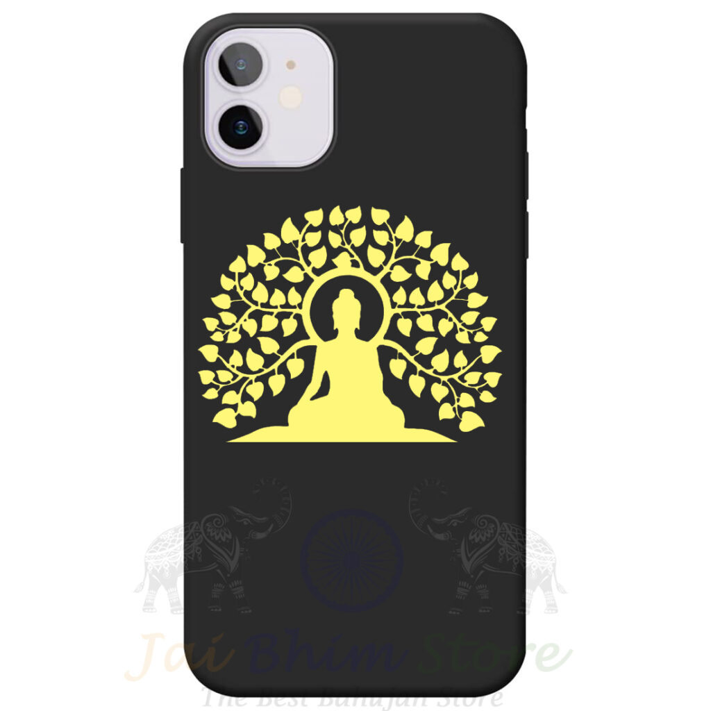 Tathagat Buddha 3D Gold Sticker | Pack of 2